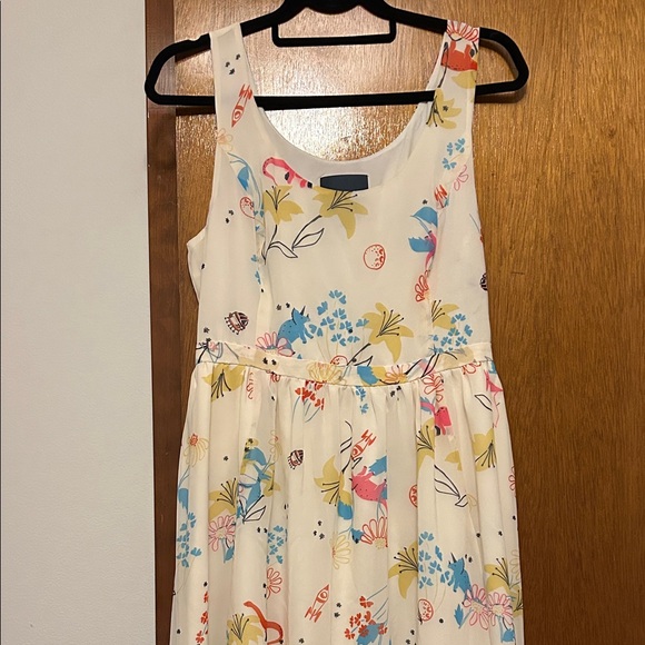 Modcloth | Dresses | Modcloth Floral Dinosaur Midi Dress | Poshmark